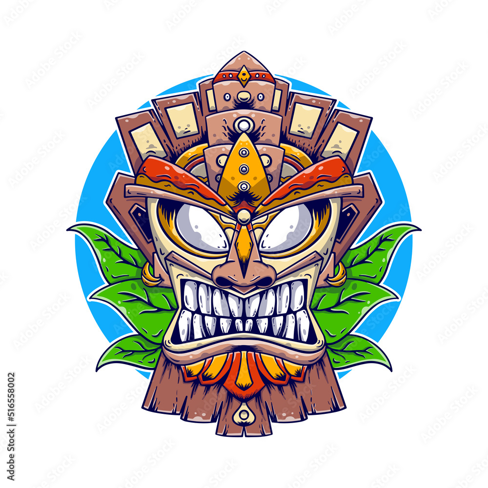 Totem Logo mascot Stock Vector | Adobe Stock