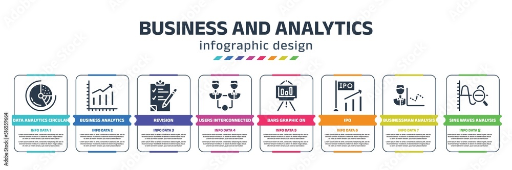 business and analytics infographic design template with data analytics ... business and analytics infographic design template with data analytics ...