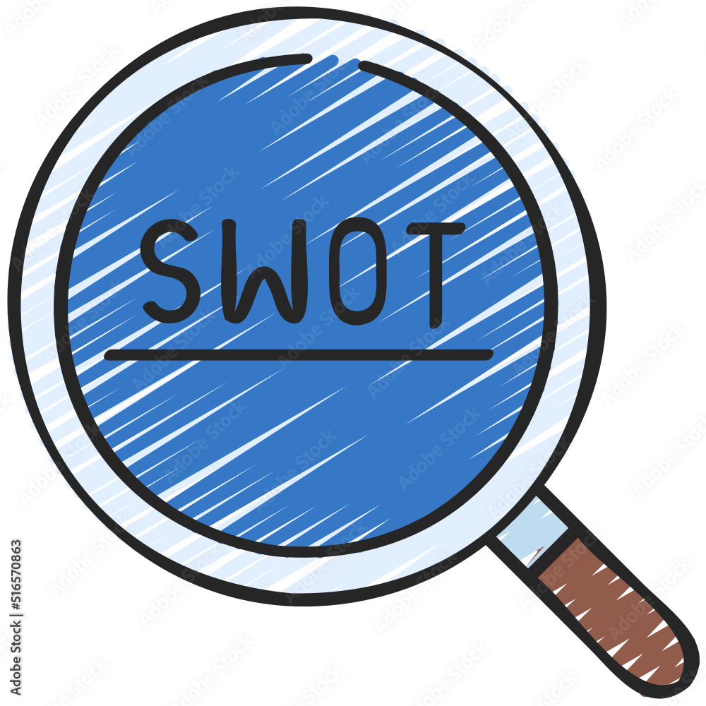 SWOT Icon Stock Vector | Adobe Stock