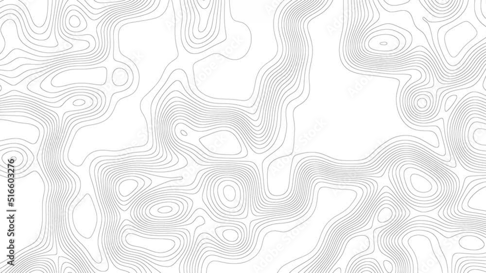Line art topographic map seamless loop. Abstract background 3d ...