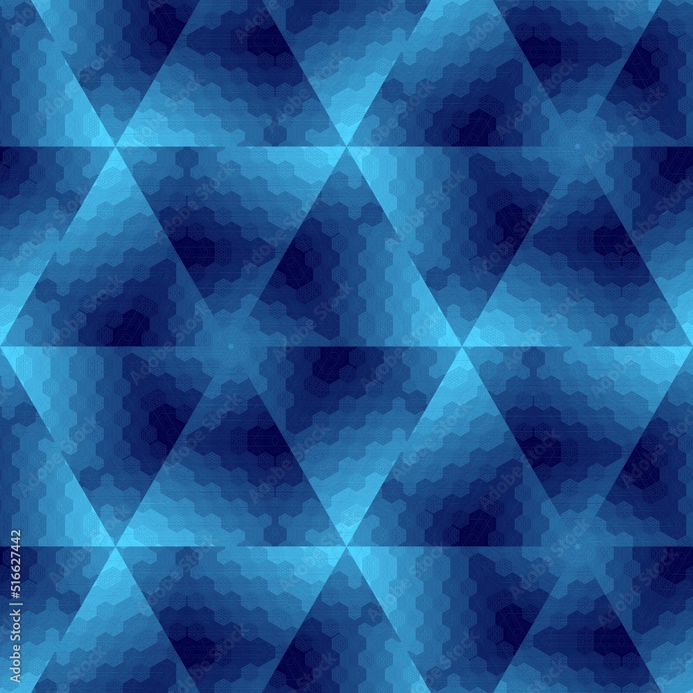 Abstract digital neon blue pattern design for technology related ...