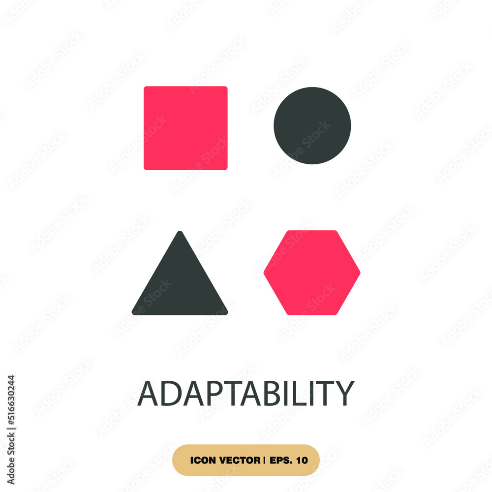 adaptability icons symbol vector elements for infographic web Stock ...