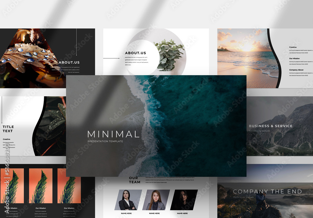 Presentation Layout Stock Template | Adobe Stock