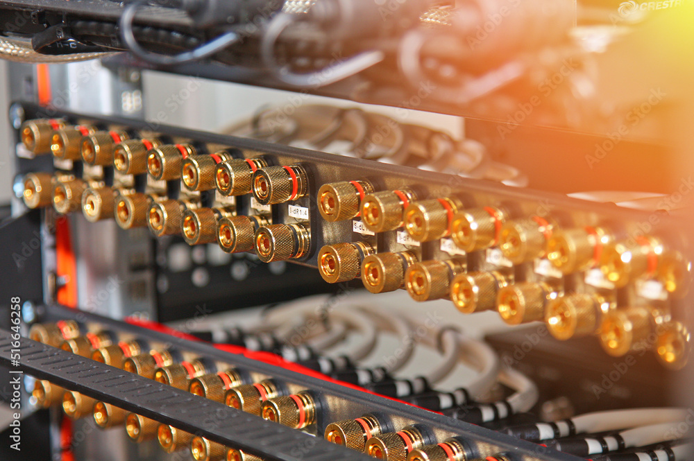 Equipment in a low-current rack for installation in a data center ...