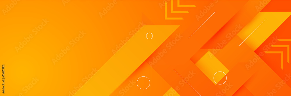 Orange abstract banner background. Vector abstract graphic design ...