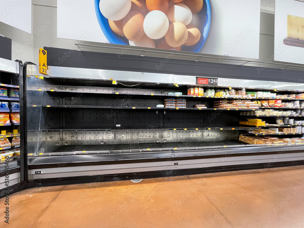 Empty Shelves Walmart