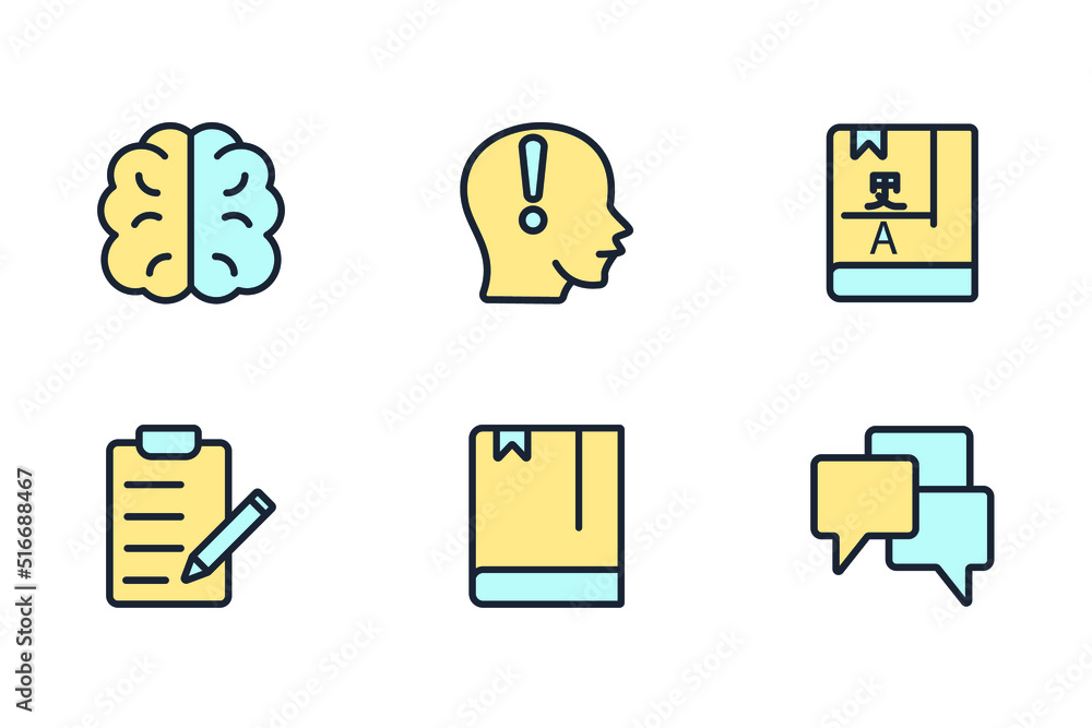 translating and interpreting icons set . translating and interpreting ...