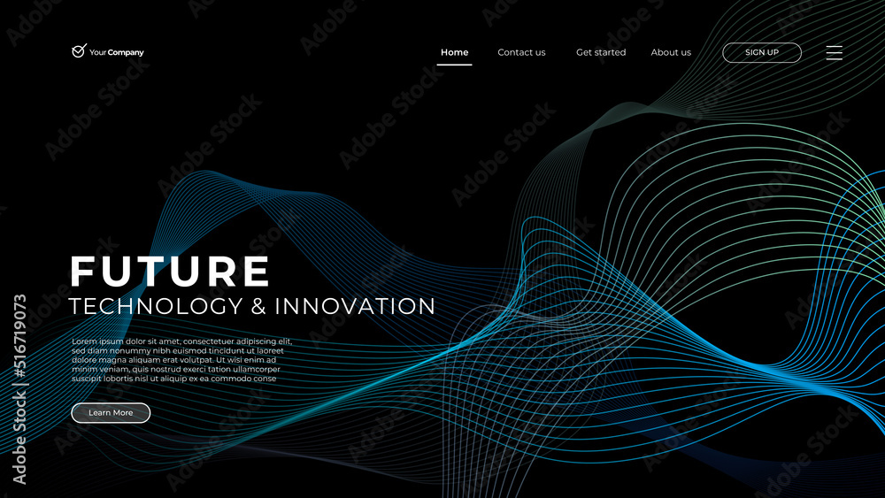 modern website screen part for responsive web design project ...