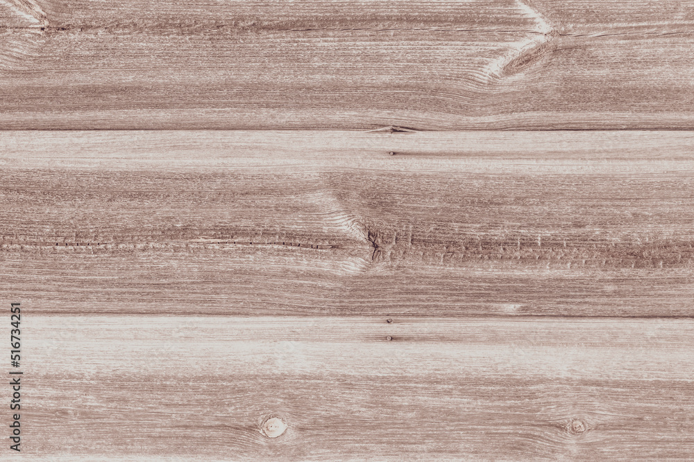 Natural light brown wooden texture background, horizontal boards, wall ...