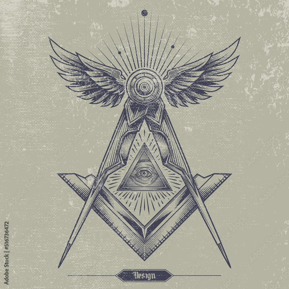 Illuminati Logo Drawing