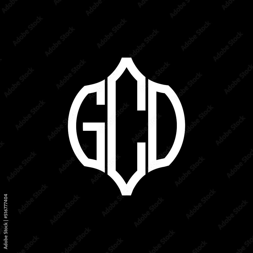 GCO letter logo. GCO best black background vector image. GCO Monogram ...