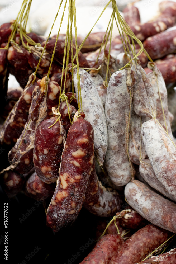 Salami salame salamin sausage argentina, mezcla de carnes de vacuno y ...