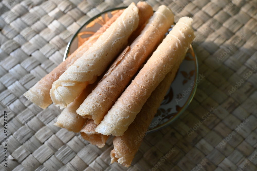 Poster Semprong cake is a typical Bangka snack that is very popular ...