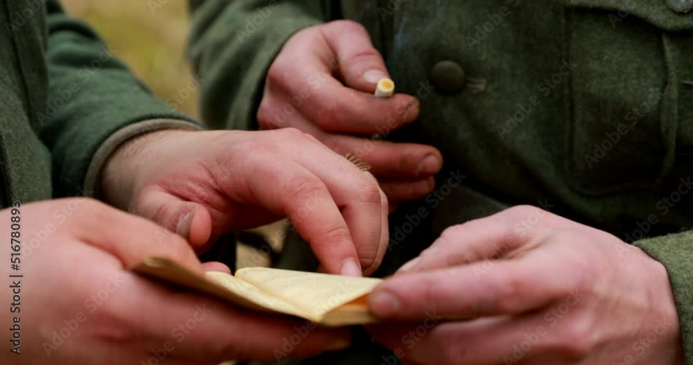 Close up detail german soldiers World War II times uniform. German ...