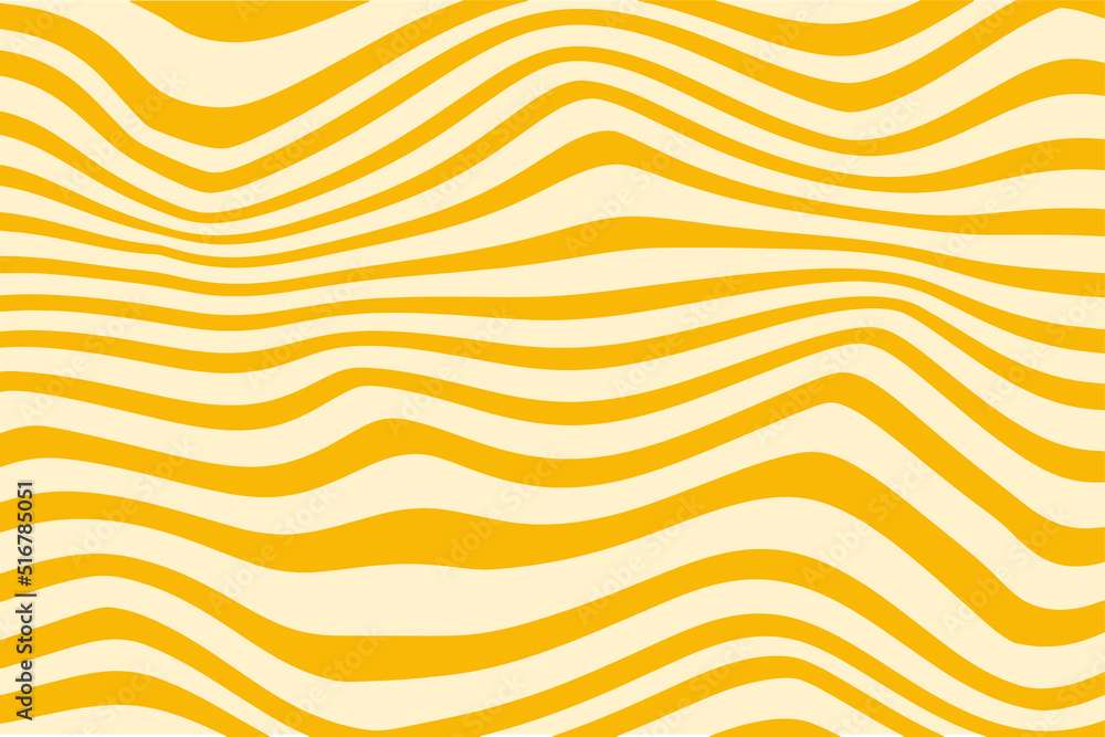 Retro hippie waves 70s 80s groovy vibes texture. Stock Illustration ...