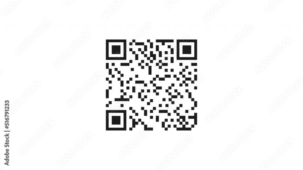 QR code. QR code for mobile app, payment and phone. Scan qr code icon ...