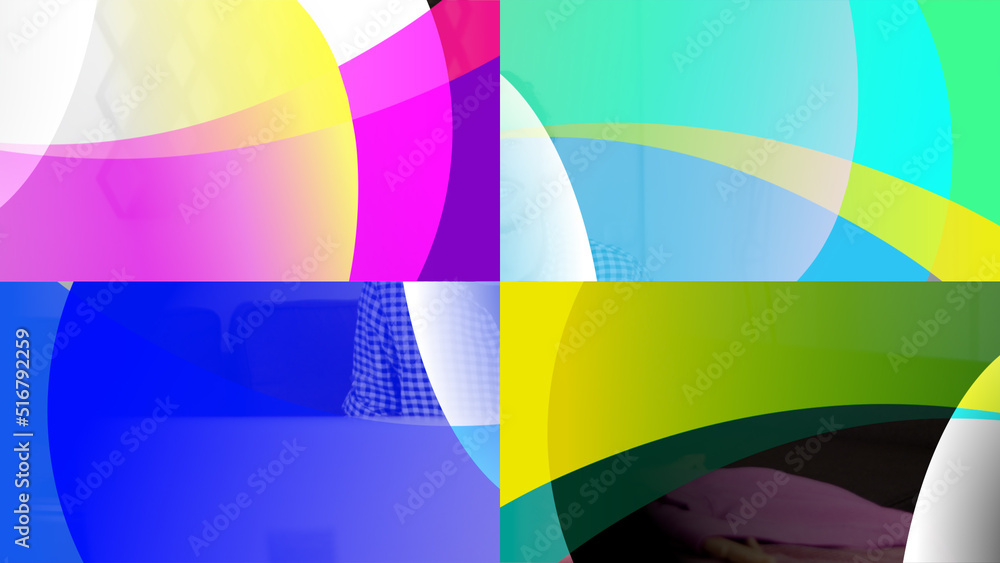 Colorful Fluid Transitions Stock Template | Adobe Stock