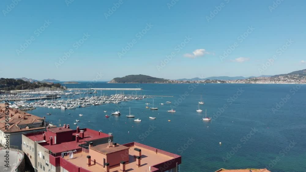 An aerial introduction to the Harbor of Baiona, Galicia, Spain.Baoina's ...