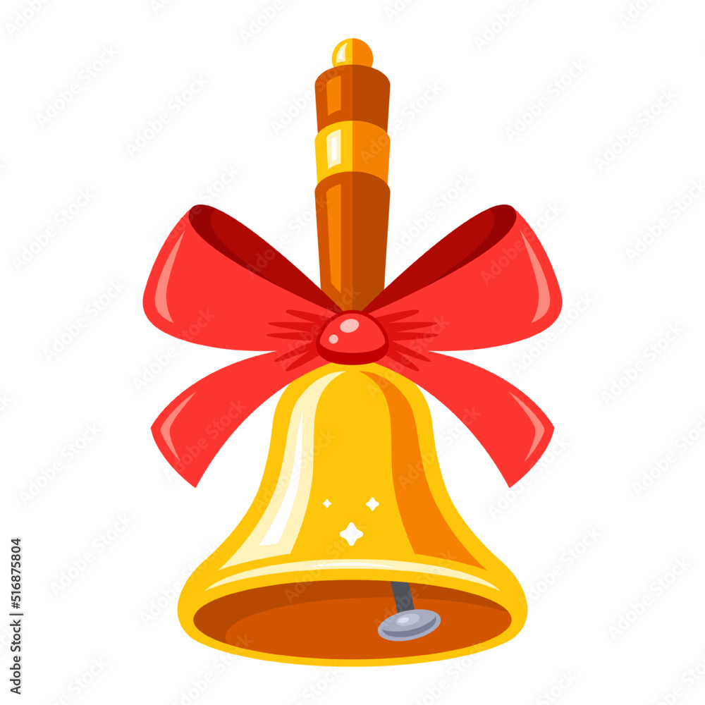School Bell Ringing Clip Art