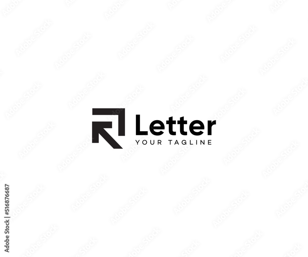 Business corporate R letter logo design vector. Colorful R letter logo ...