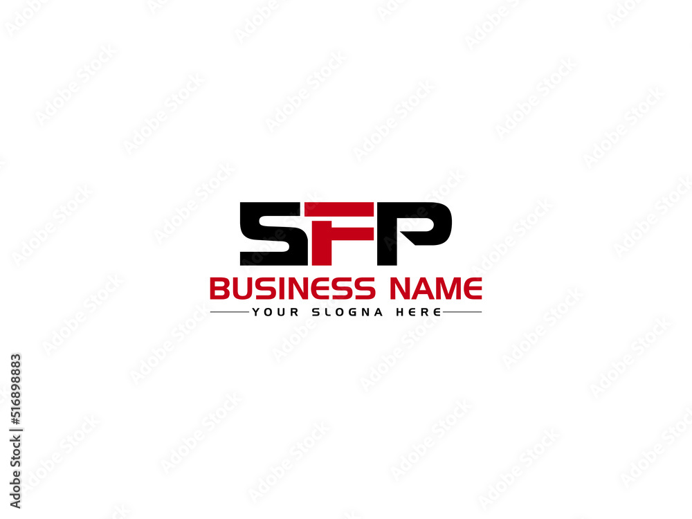Initial SFP Logo Letter Vector, Creative SF s f p Logo Letter Design ...