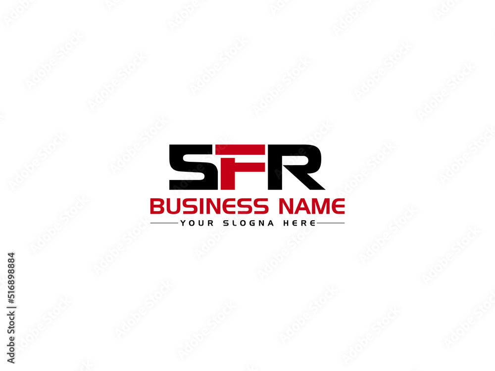 Initial SFR Logo Letter Vector, Creative SF s f r Logo Letter Design ...