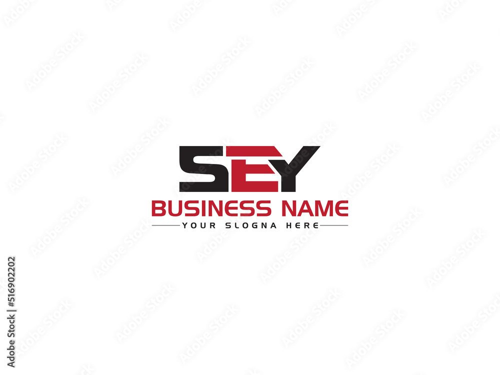 Vetor de Monogram SEY Logo Icon Vector, Colorful SE s e y Logo Letter ...