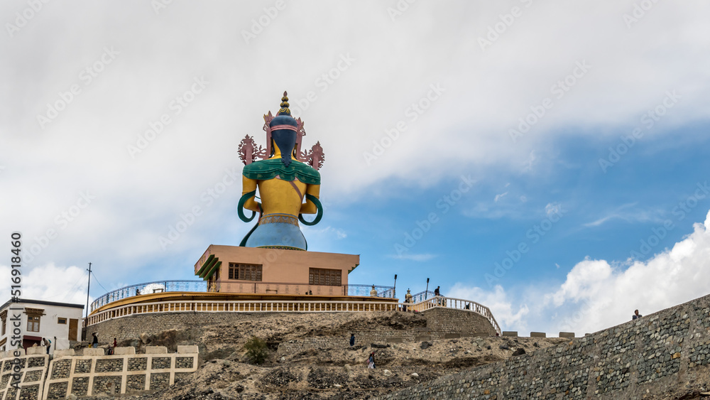 Diskit, Ladakh, India - Diskit Monastery also known as Deskit Gompa or ...