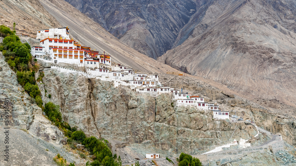 Diskit, Ladakh, India - Diskit Monastery also known as Deskit Gompa or ...