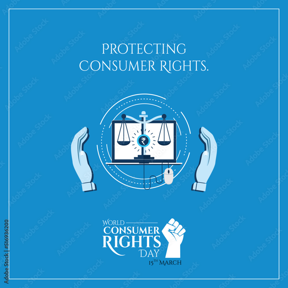 World Consumer Rights Day Vector Illustration Stock Vector | Adobe Stock