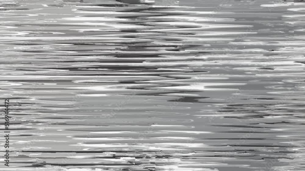 VHS noise overlay. Glitch texture. Old TV interference. Black white ...