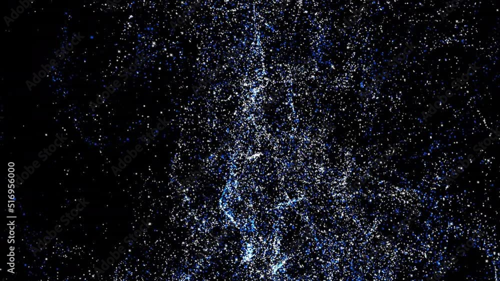 4k Hot vs cold energy. Solar flares and frozen particles facing and ...