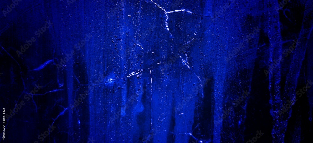 scary dark blue grunge texture for background. dark blue wall horror ...