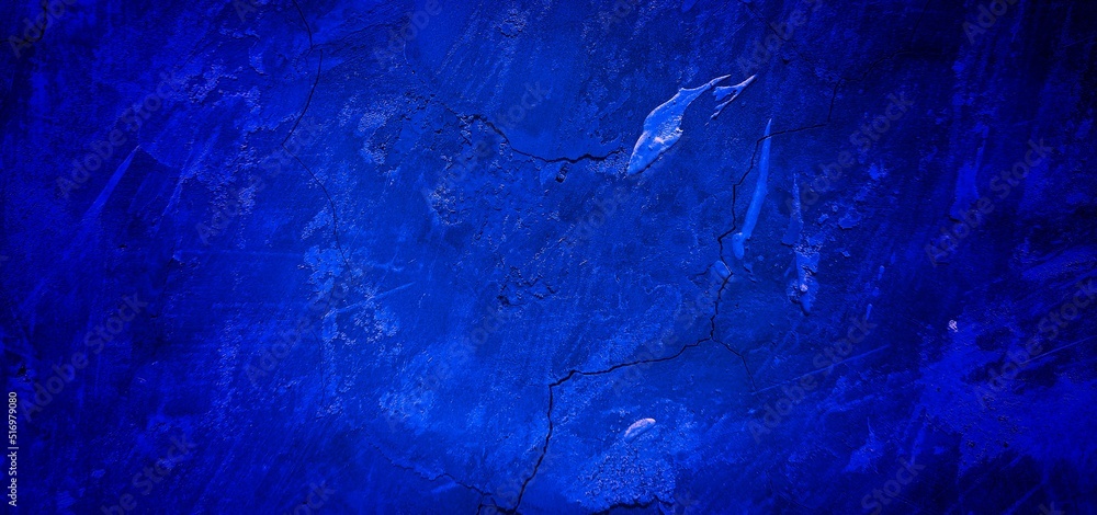 scary dark blue grunge texture for background. dark blue wall horror ...