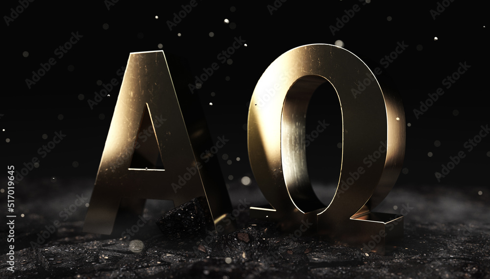 Alpha and omega are the first and last letters, respectively, of the ...