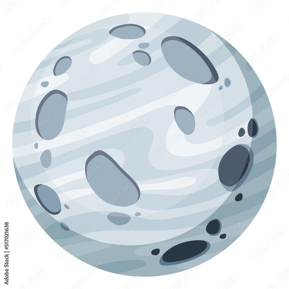 full moon space outer Stock Vector | Adobe Stock