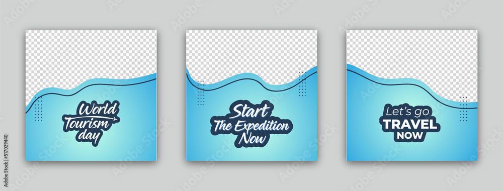 Start the expedition now travel agency social media editable post ...