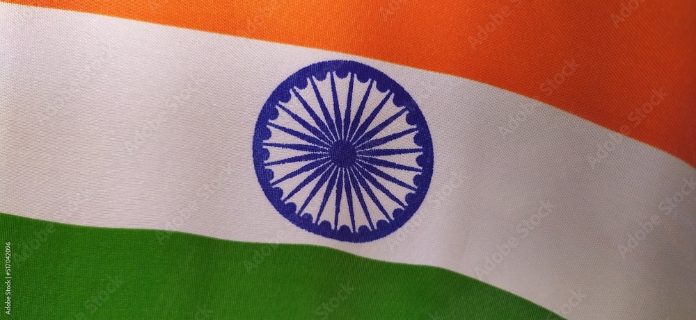 Tricolor official flag of india. august 15 independence and january 26 ...