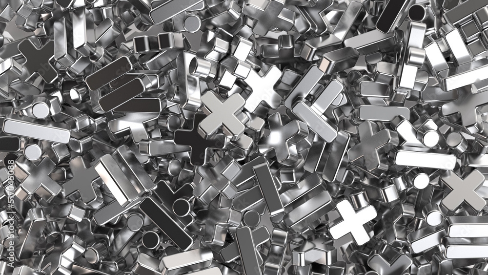 Sign of addition, subtraction, multiplication and division on texture ...