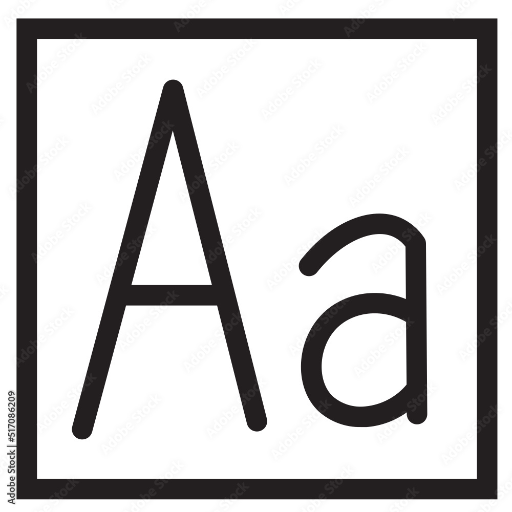 aa alphabet creative design font grid image line paint photo shape size ...