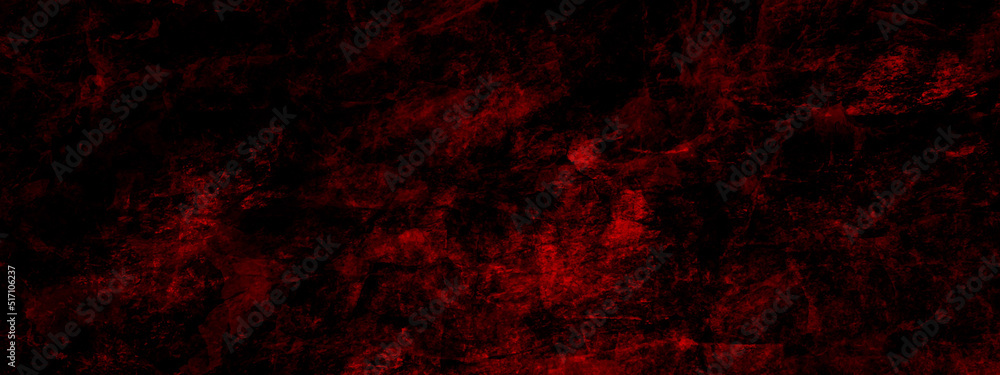 Dark slate background toned classic red color, Scary red wall for ...