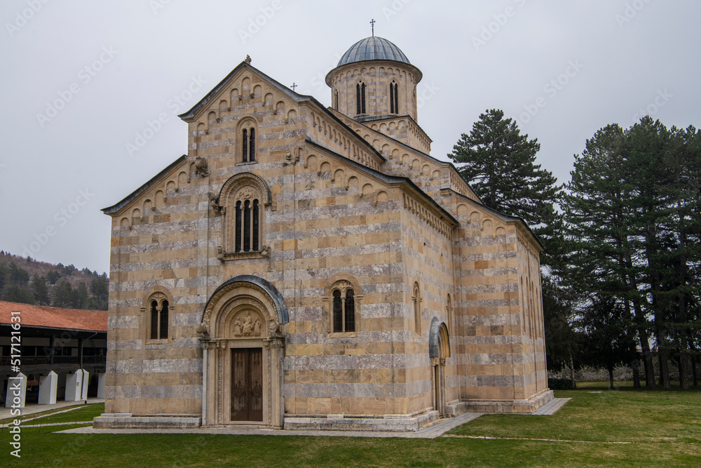 Foto de Medieval Monastery and orthodox Church Visoki Decani, one of ...