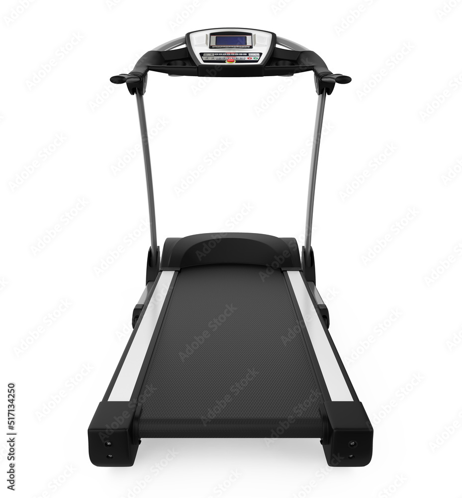 Treadmill isolated on white background Stock Illustration | Adobe Stock