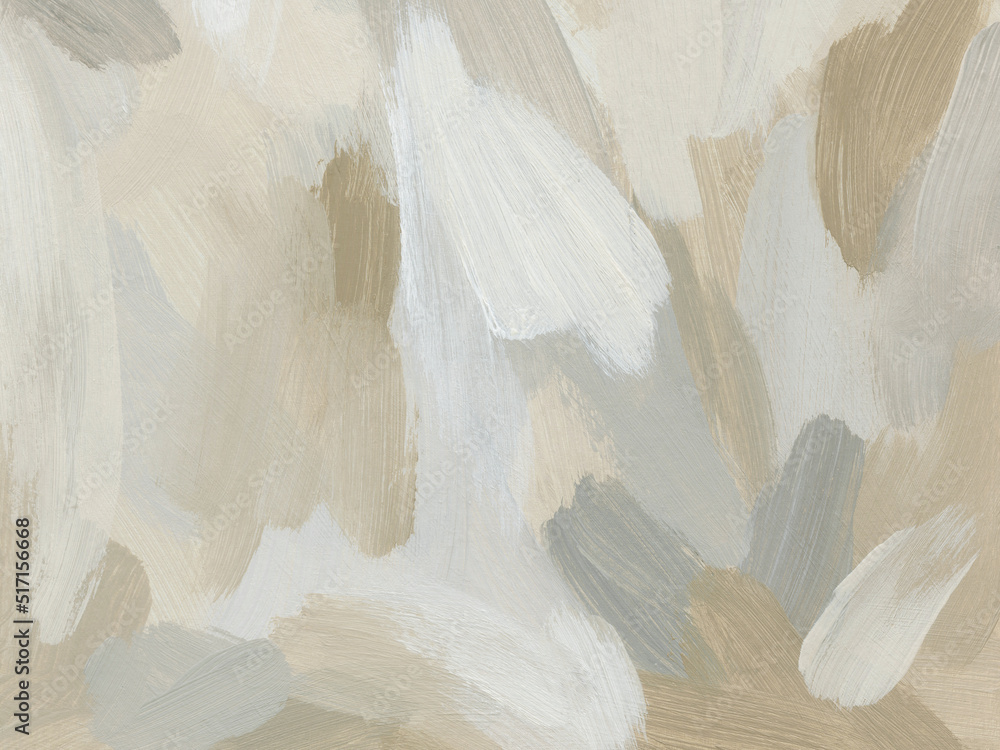 Neutral abstract art background. Hand painted acrylic texture template ...