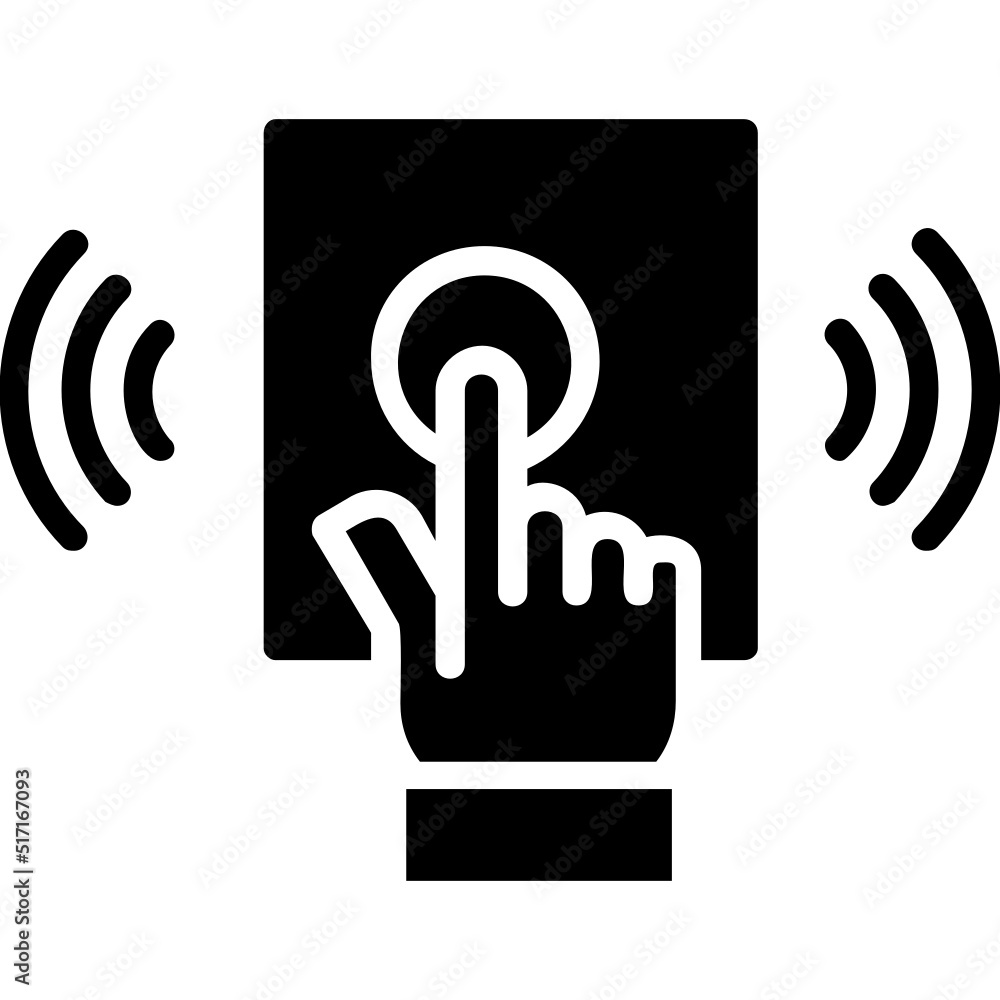 Doorbell Icon Stock Vector | Adobe Stock