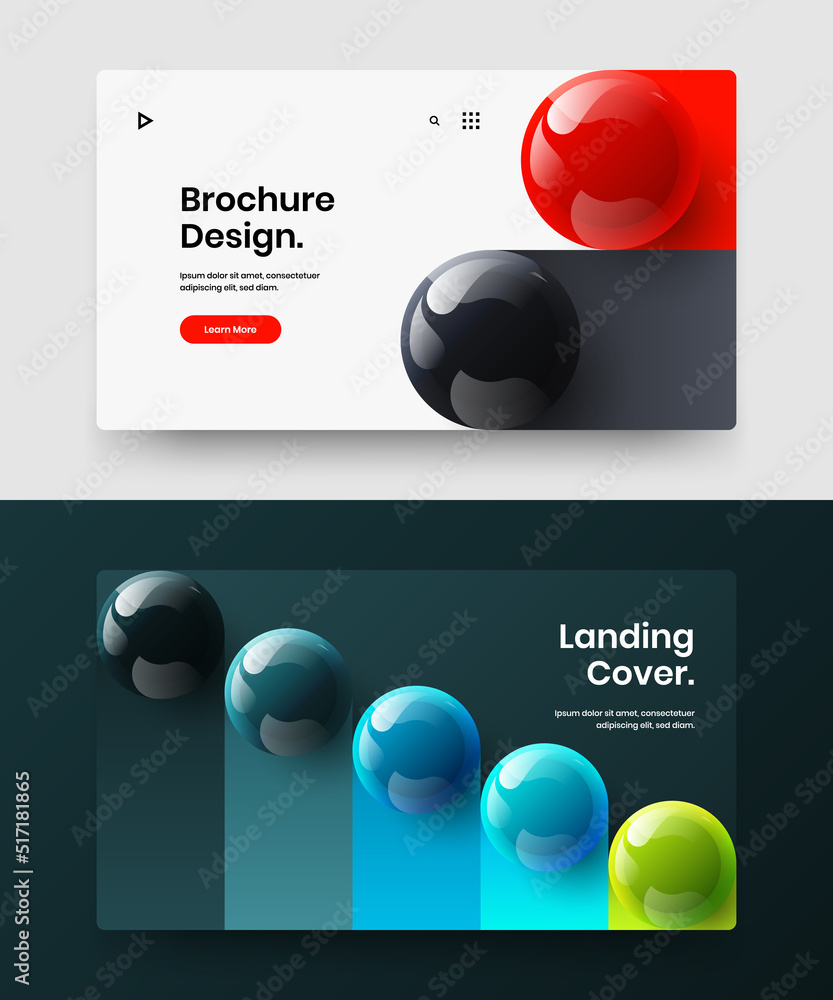 Geometric presentation design vector concept composition. Premium 3D ...