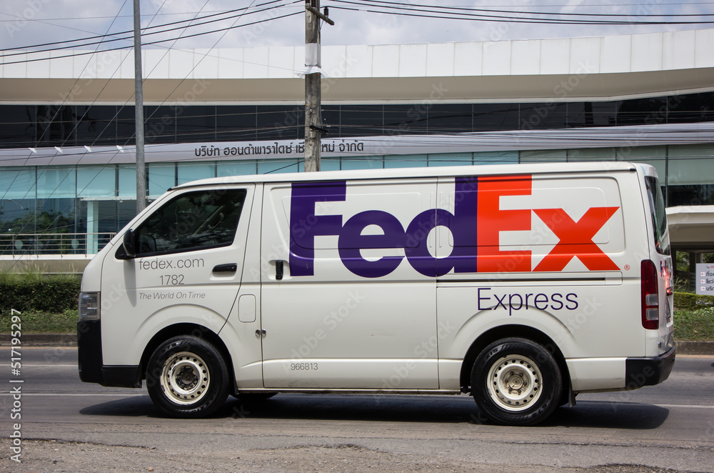 Fedex logistic van. Stock Photo | Adobe Stock