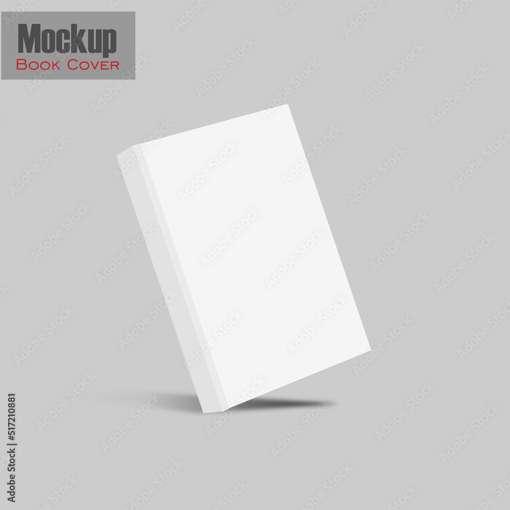 White vertical cover letter mockup template realistic image with sample ...