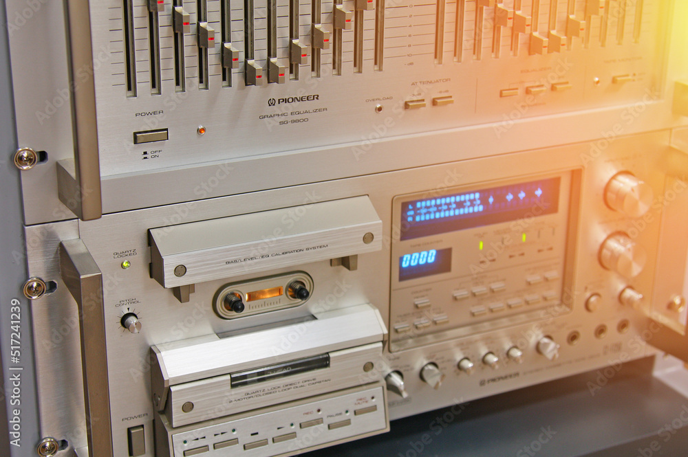 Pioneer analog audio system for amplifying and reproducing the audio ...