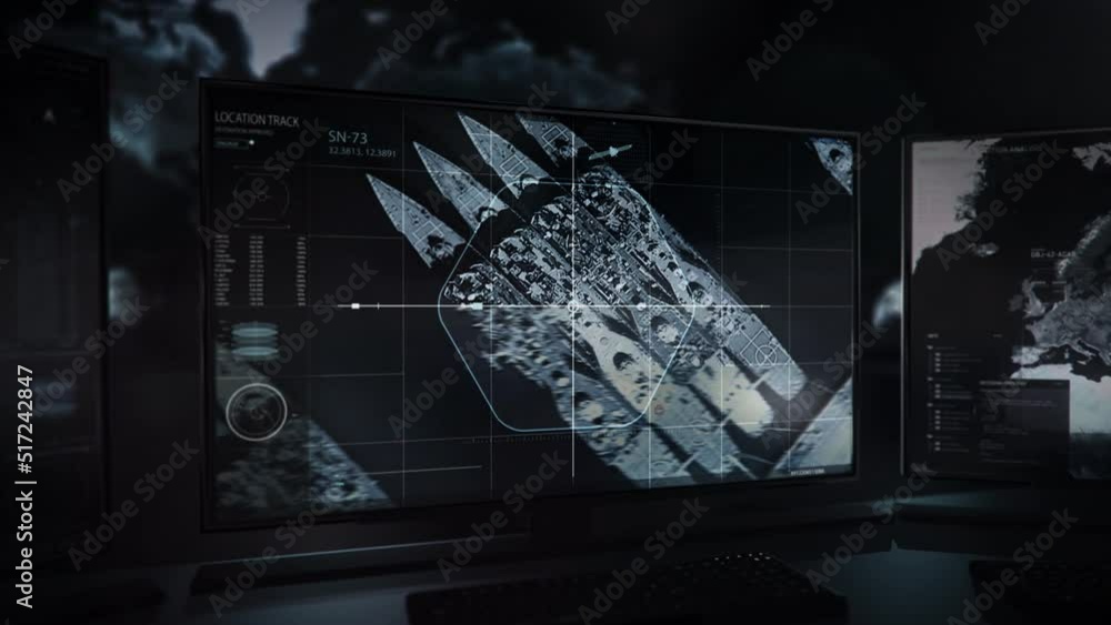 Target Naval Shipyard Scan By Military Operation Network Center ...